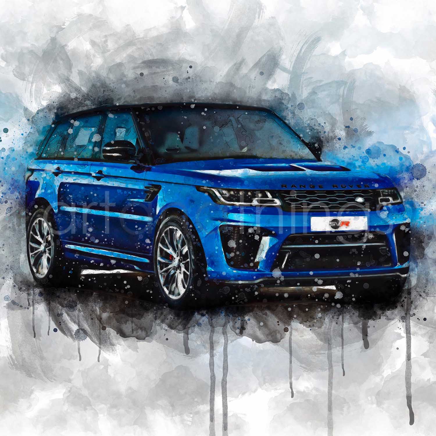 Range Rover Sport SVR Wall Art | Art and Things